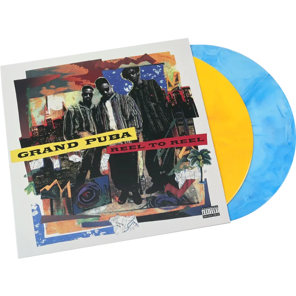 Grand Puba: Reel To Reel (Orange Yellow Blue And White Edition) (Vinyl ...