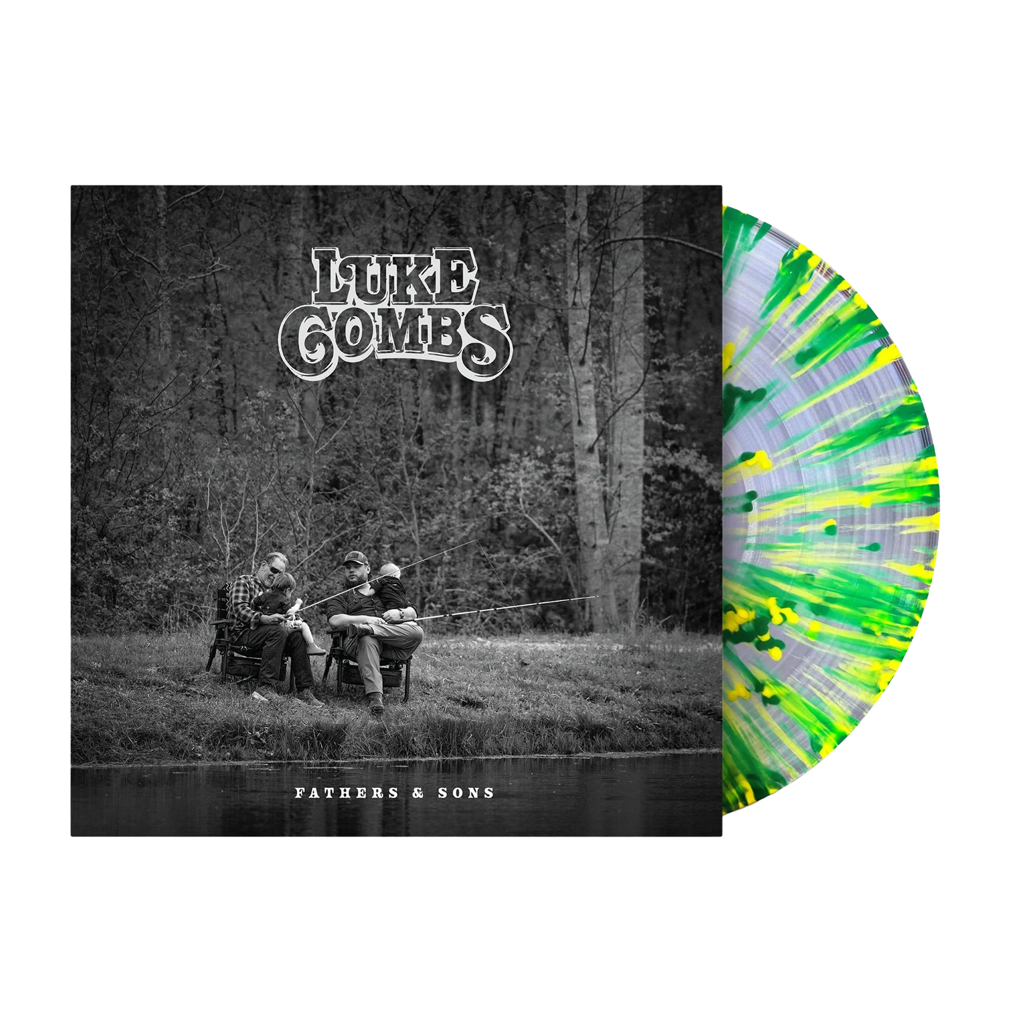 Luke Combs: Fathers And Sons (Aus Nz Clear Yellow And Green Splatter ...