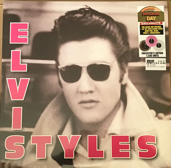 Elvis Presley: Elvis Styles (Cloudy Neon Pink Black And White 3lp ...