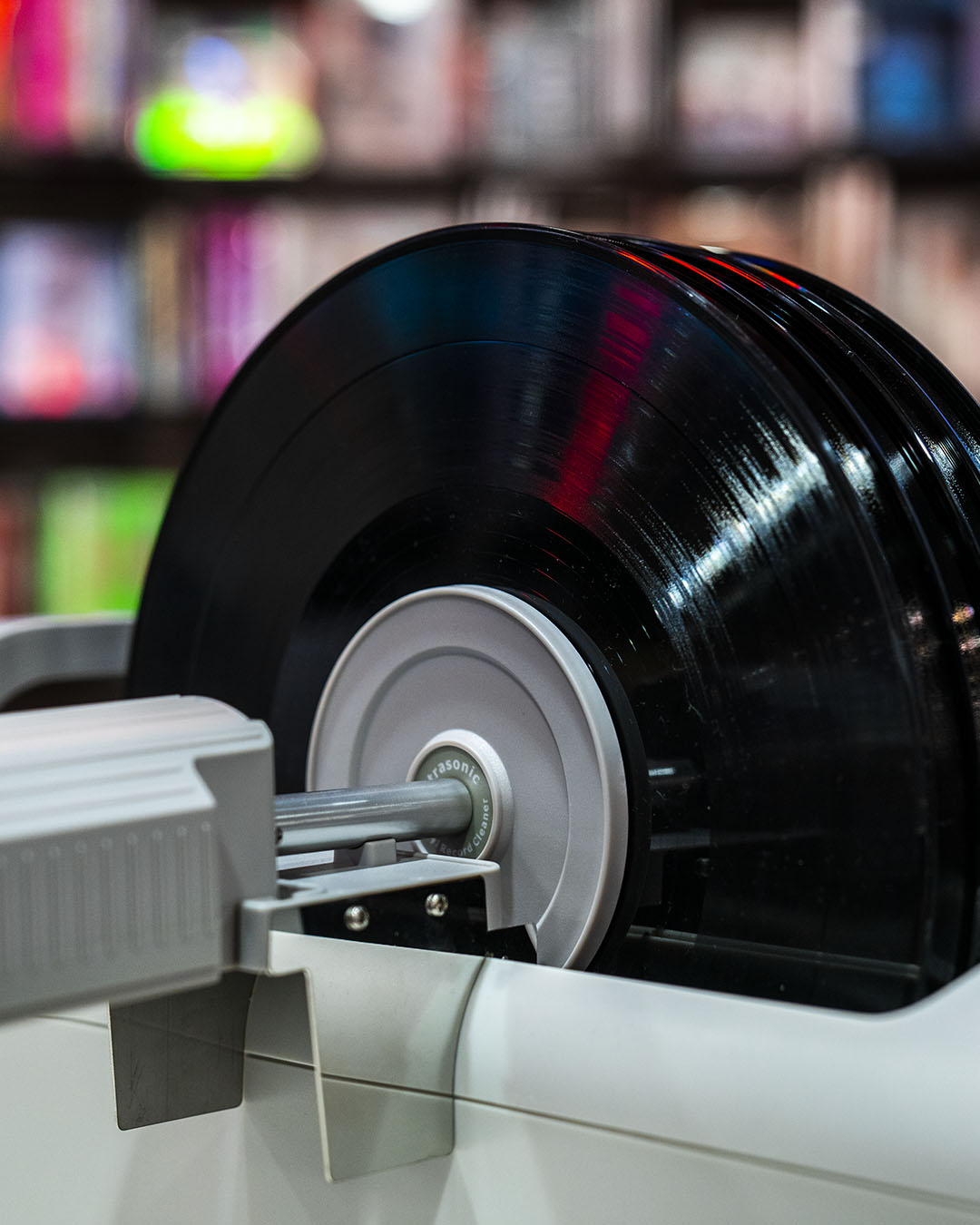 Ultrasonic 5 Disc Record Cleaner White - Real Groovy