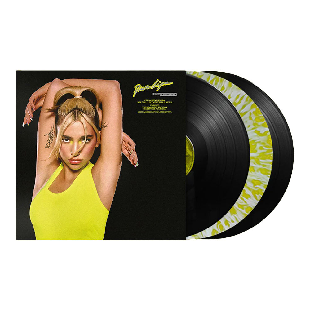 Dua Lipa: Future Nostalgia (5th Anniversary Deluxe Black And Yellow ...