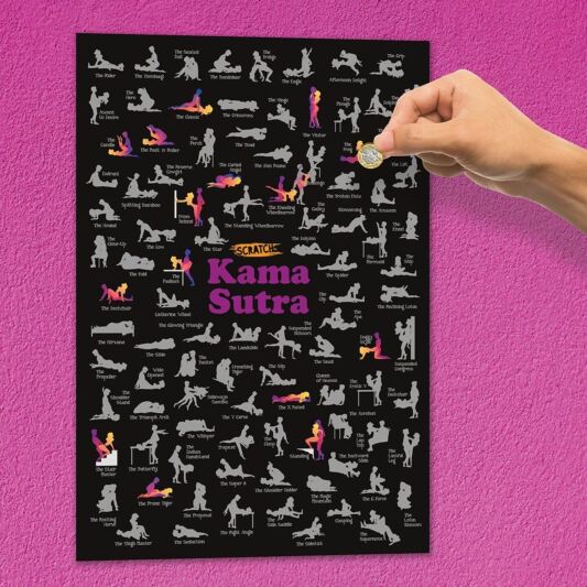 Scratch Poster - Kama Sutra 100 Positions To Try - Real Groovy
