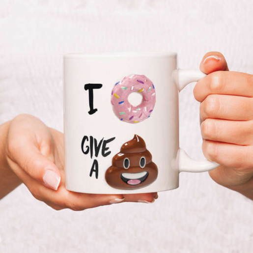 I Donut Give A Shit Mug Emoji Mug - Real Groovy