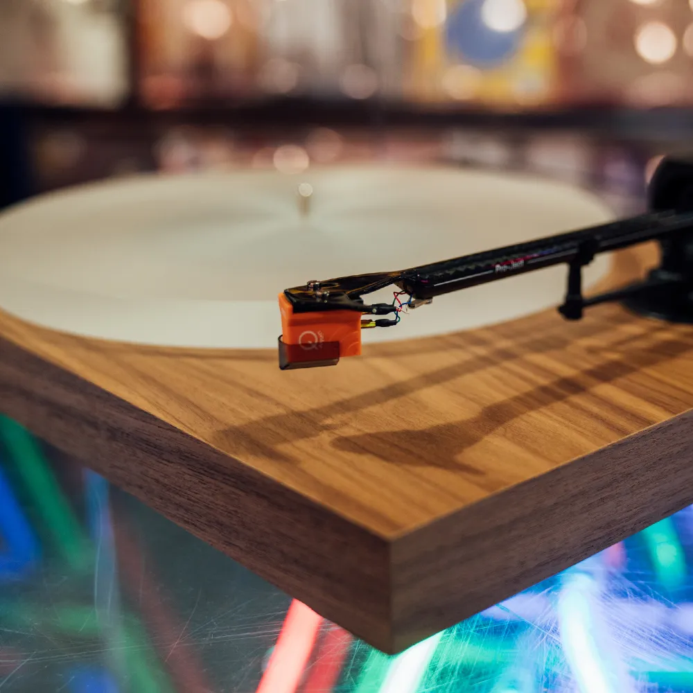 Project X1 Turntable (Quintet Bronze Cartridge) (Walnut) - Real Groovy
