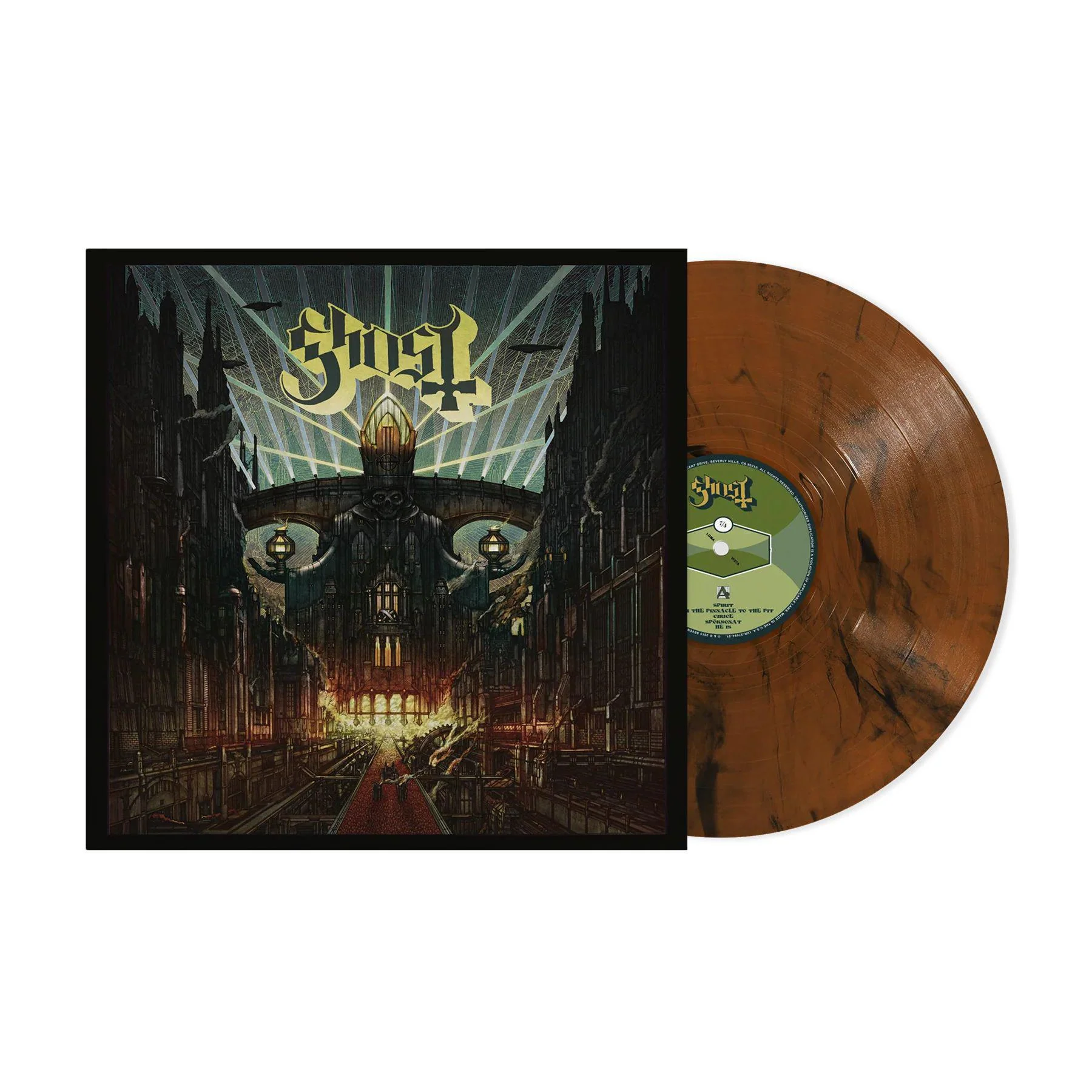 Ghost (Metal): Meliora (Orange Marble Edition) (Vinyl) - Real Groovy